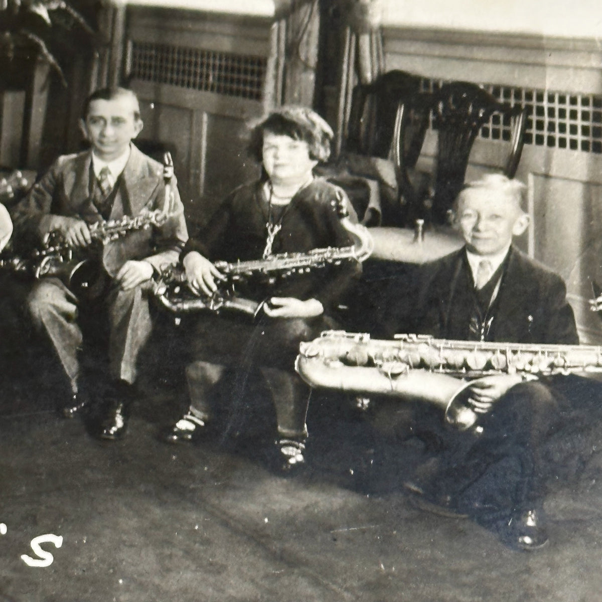 1920s RPPC of Singer’s Royal Midget Jazz Band | Unused – Mad Van Antiques