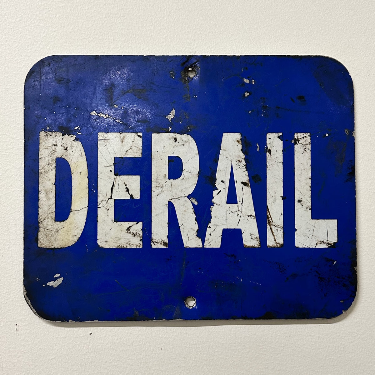 1950s Railroad Derail Sign | 12" x 15" – Mad Van Antiques