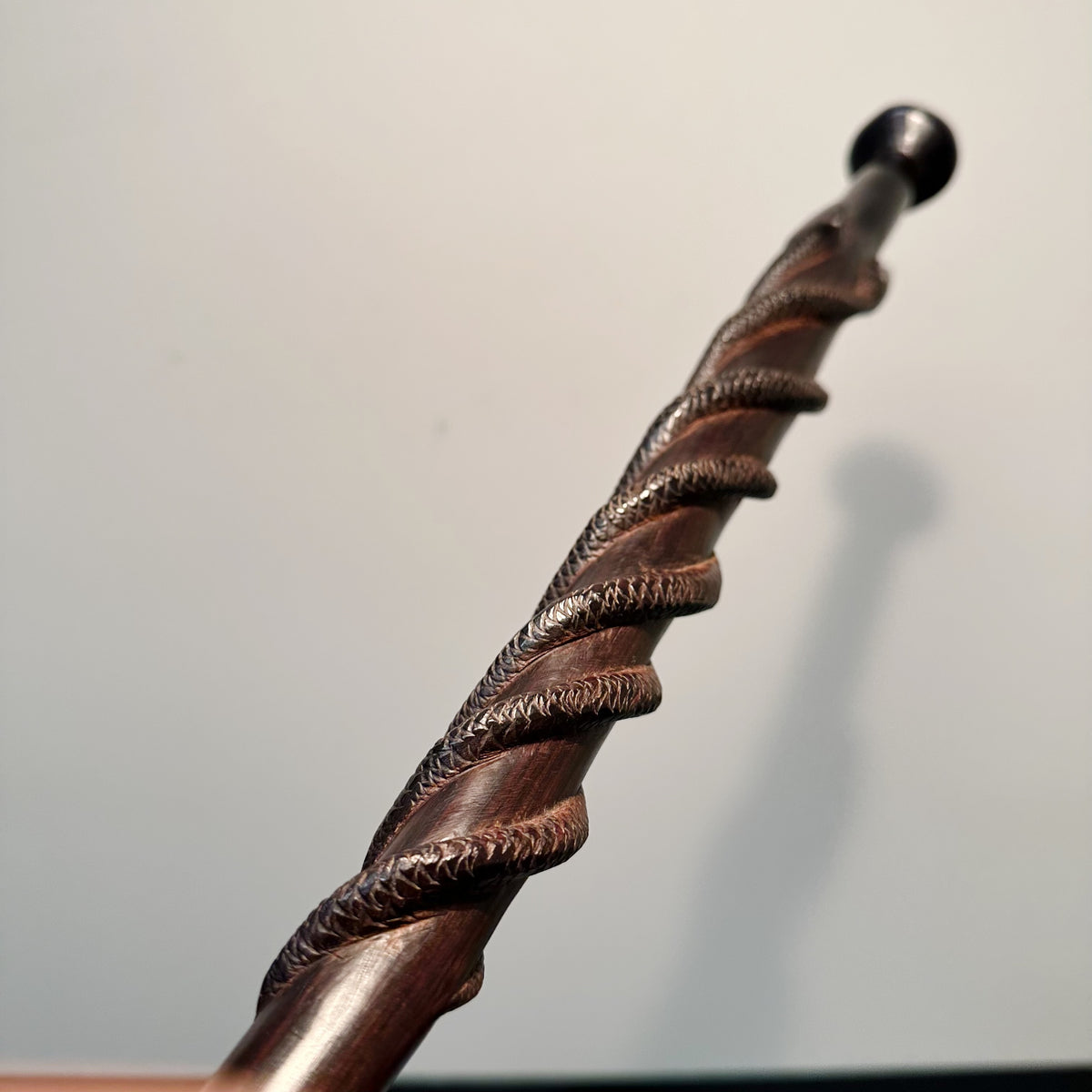 Reserved Antique Zulu Prestige Staff with Triple Twisted Snakes | Sout ...