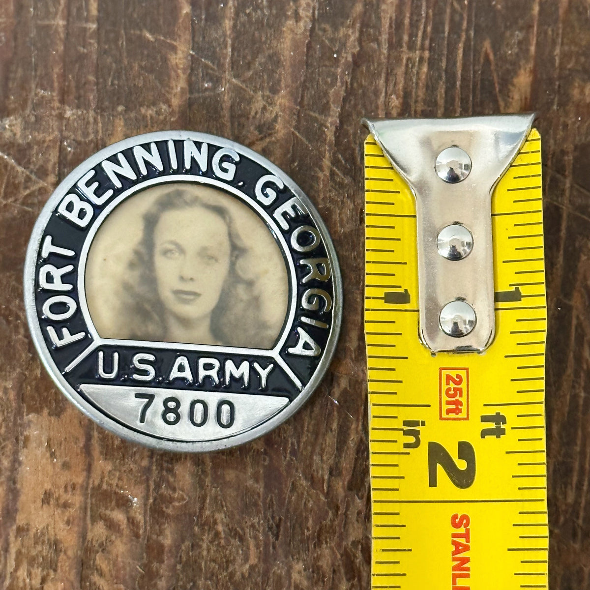 WW2 U.S. Army Female Employee Badge from Fort Benning Georgia – Mad Van ...