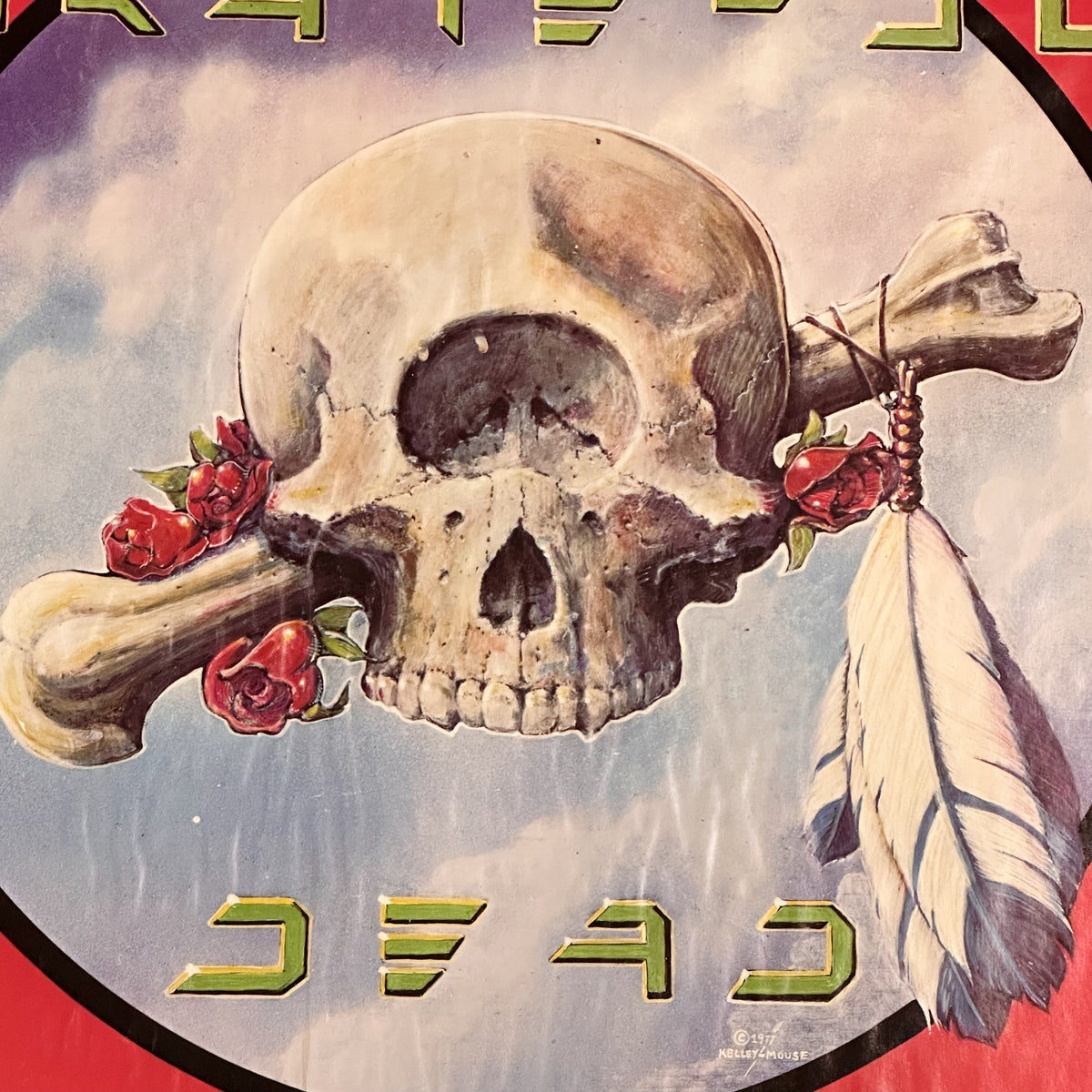 1970s Grateful Dead Poster of Cyclops Skull by Kelly & Mouse – Mad Van ...