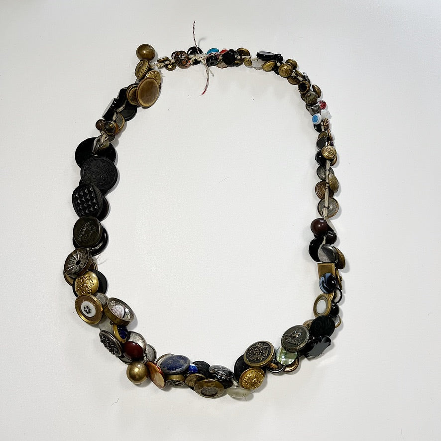 19th Century Charm String Button Necklace | Civil War Buttons – Mad Van ...