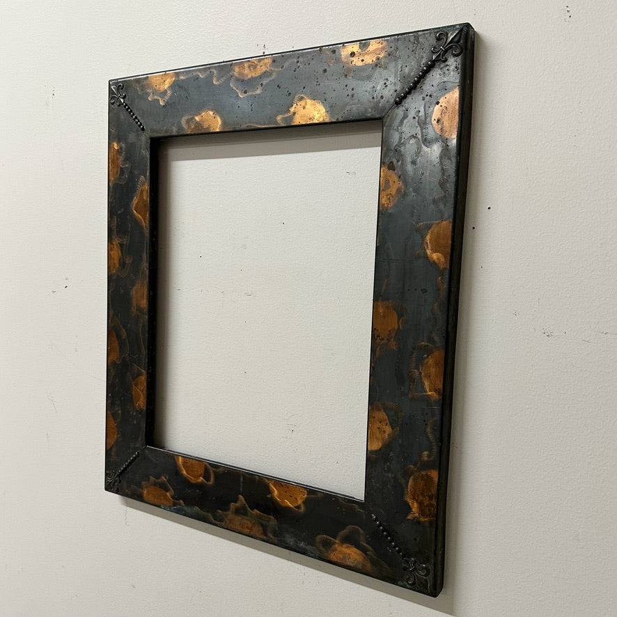 Antique Japanned Copper Flash Frame | 27 x 23 – Mad Van Antiques