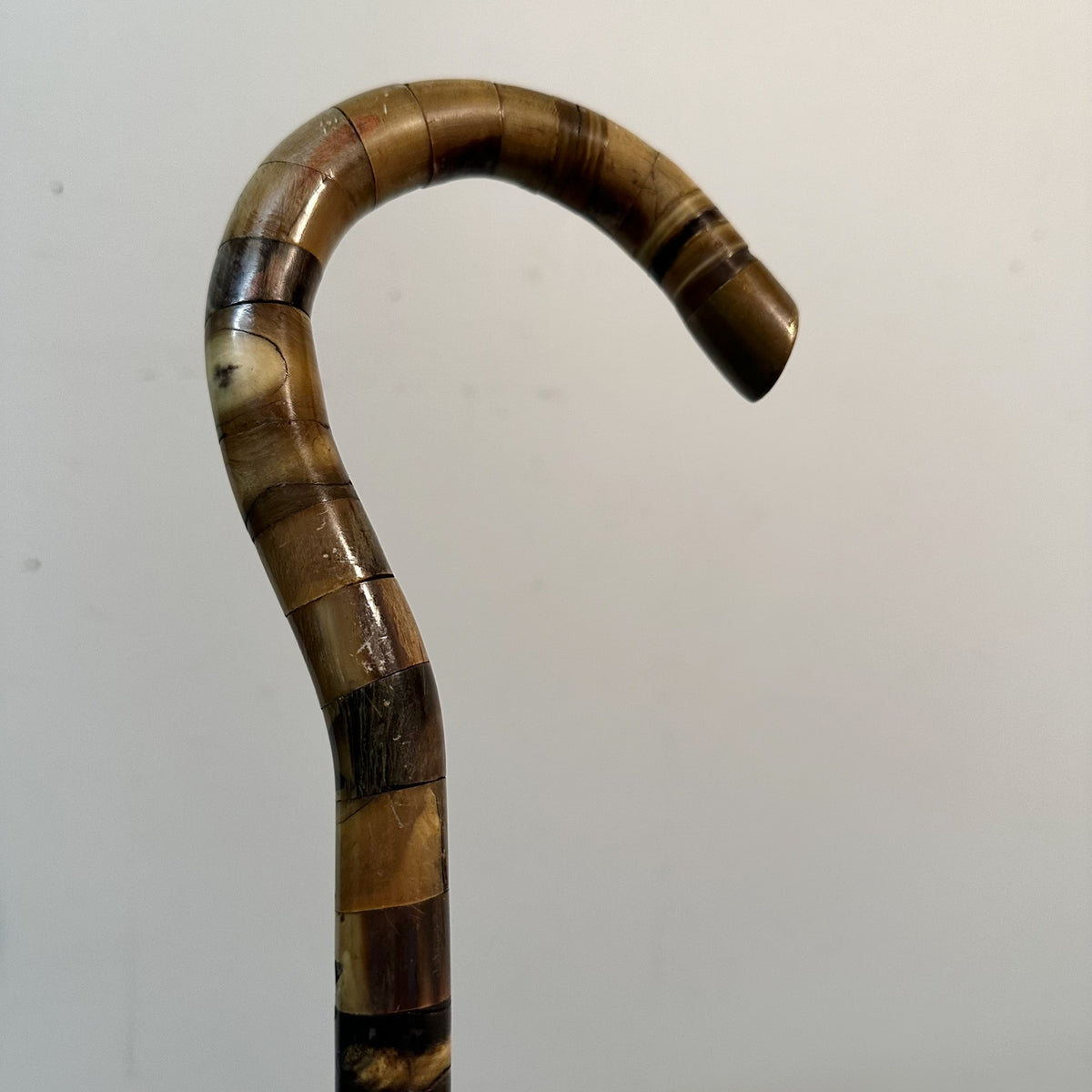 19th Century Stacked Horn Walking Cane | Early 1800s – Mad Van Antiques