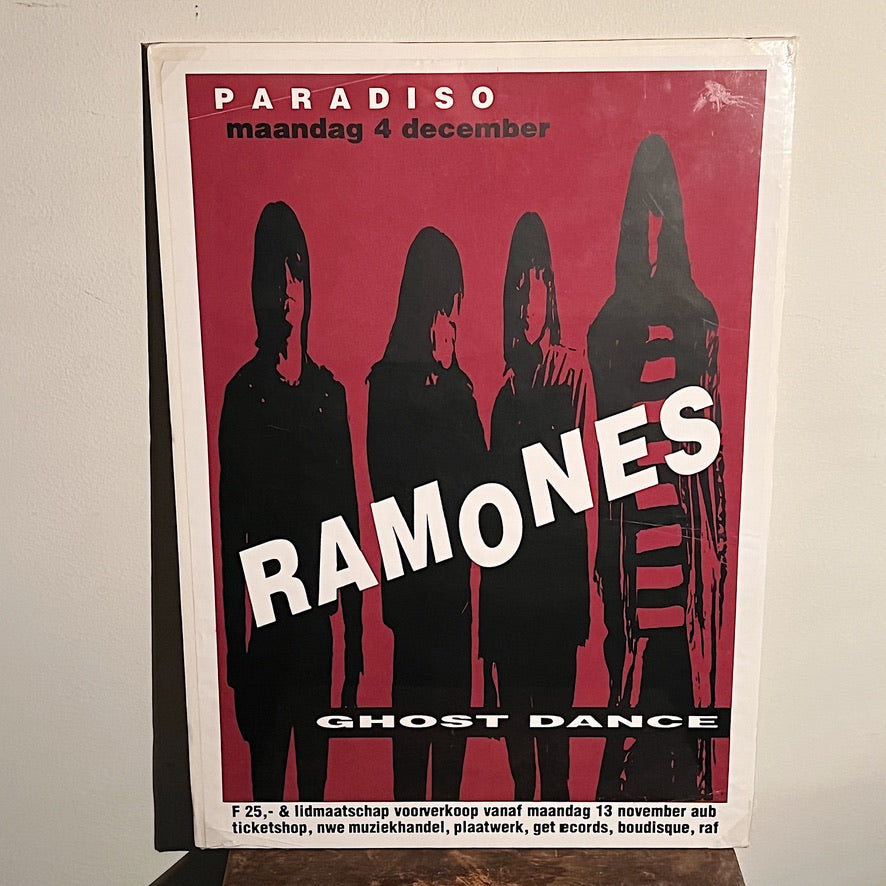 Reserved for H - Rare Ramones Concert Poster from Amsterdam – Mad Van ...