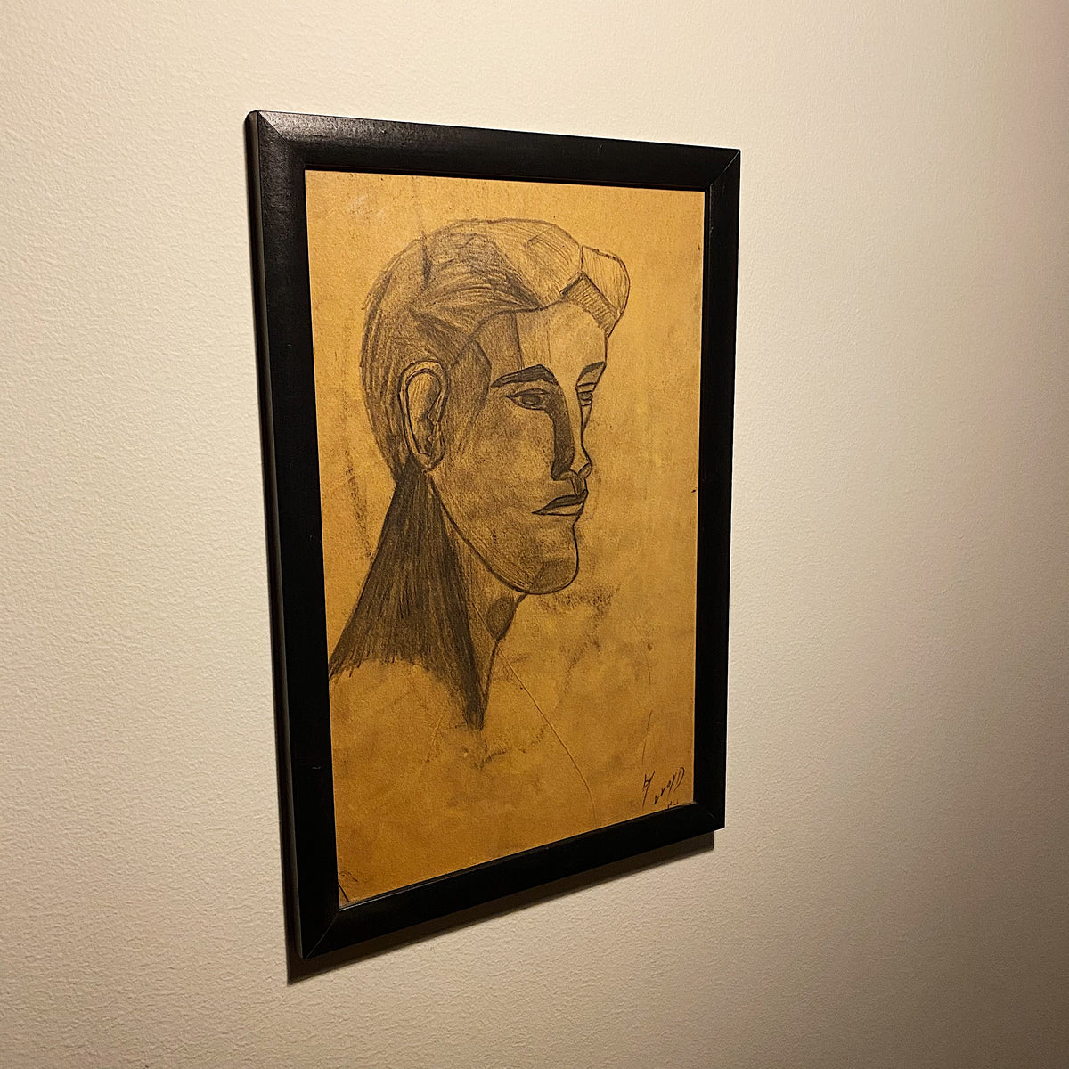 1940s Modernist Drawing of Man | Artwork by Lloyd Stransky – Mad Van ...