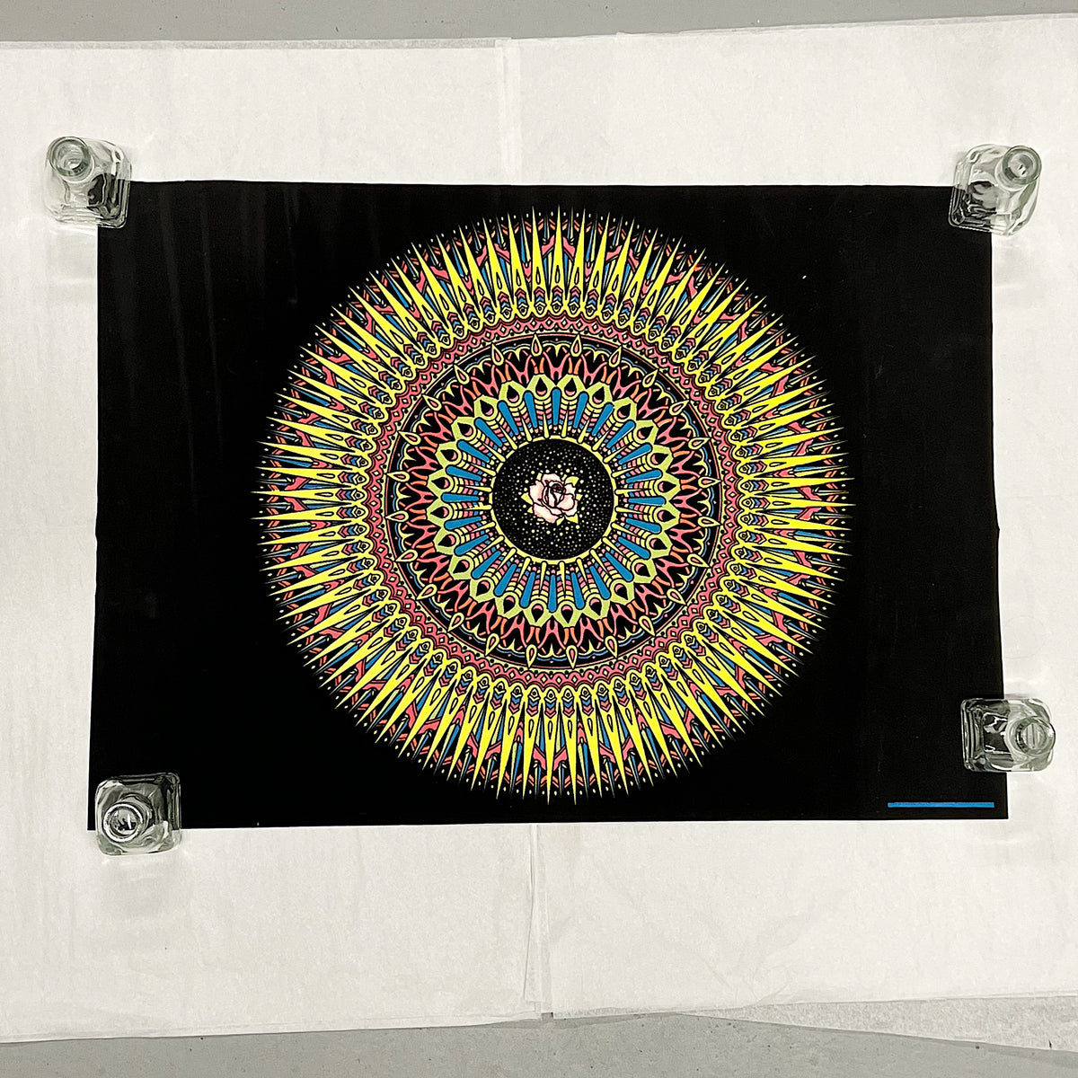 Rare 1970s Black Light Poster entitled "Rose" | Pro Arts Inc – Mad Van ...