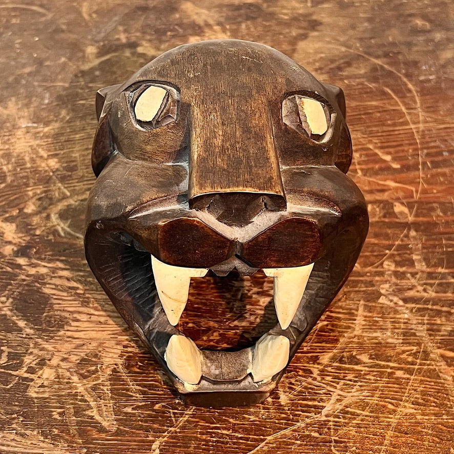 Mayan Jaguar Folk Art Sculpture – Mad Van Antiques