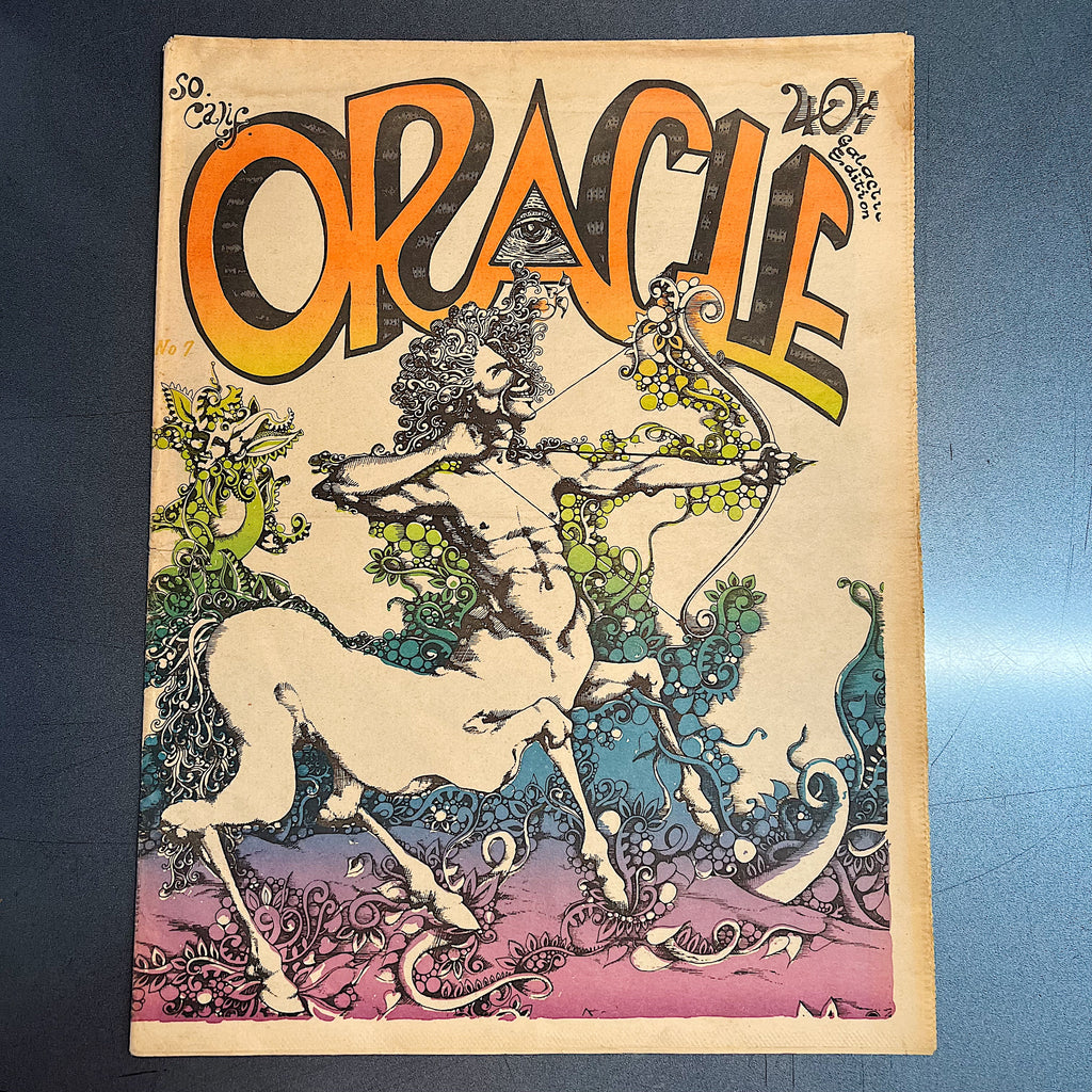 Rare 1960s Oracle Psychedelic Newspaper | Southern California – Mad Van ...