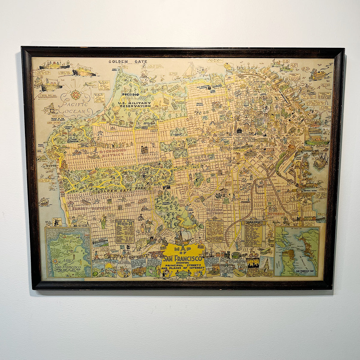 Harrison Godwin Comic Map of San Francisco from 1927 | Crumb – Mad Van ...