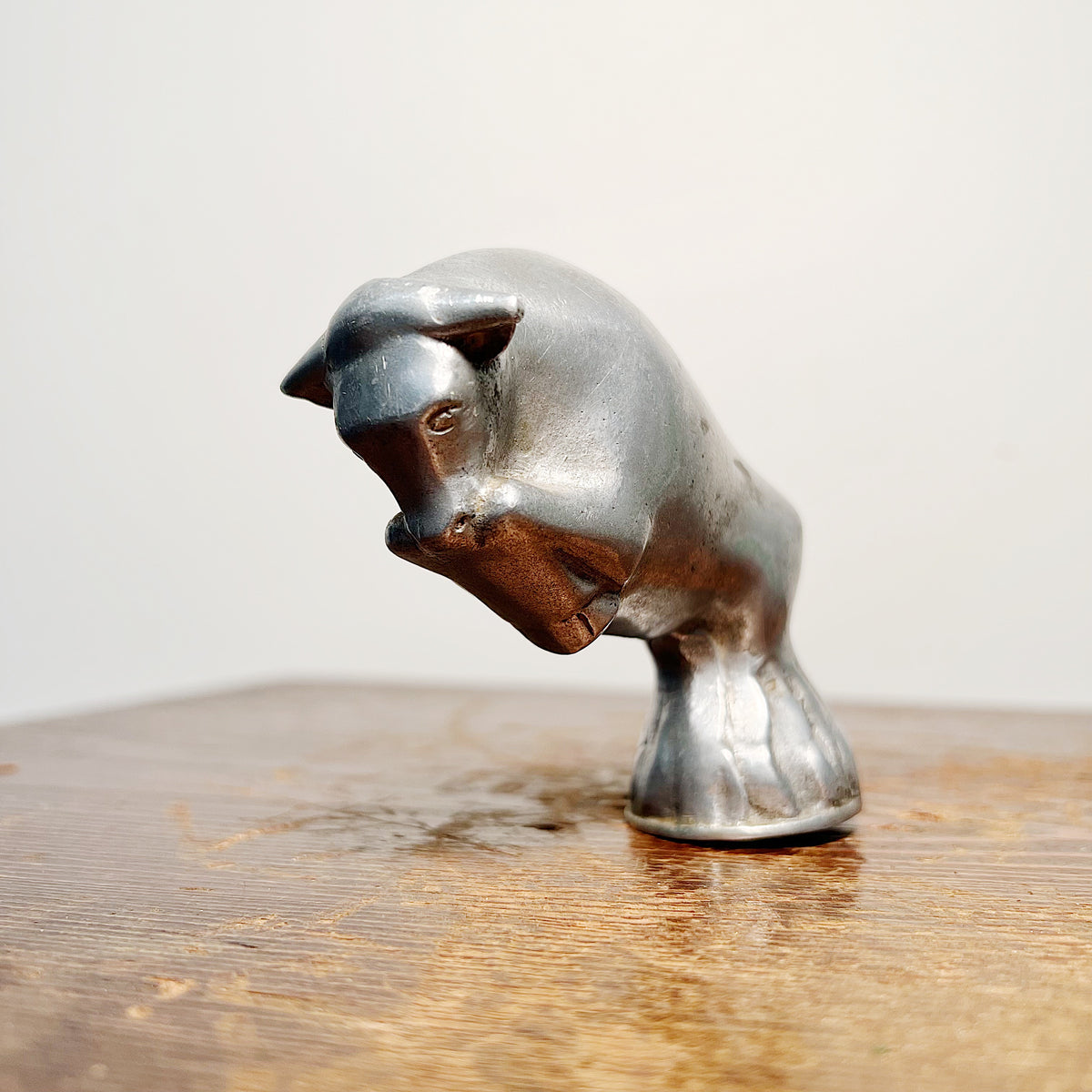 1950s Chrome Bull Hood Ornament | Rat Rod Culture – Mad Van Antiques