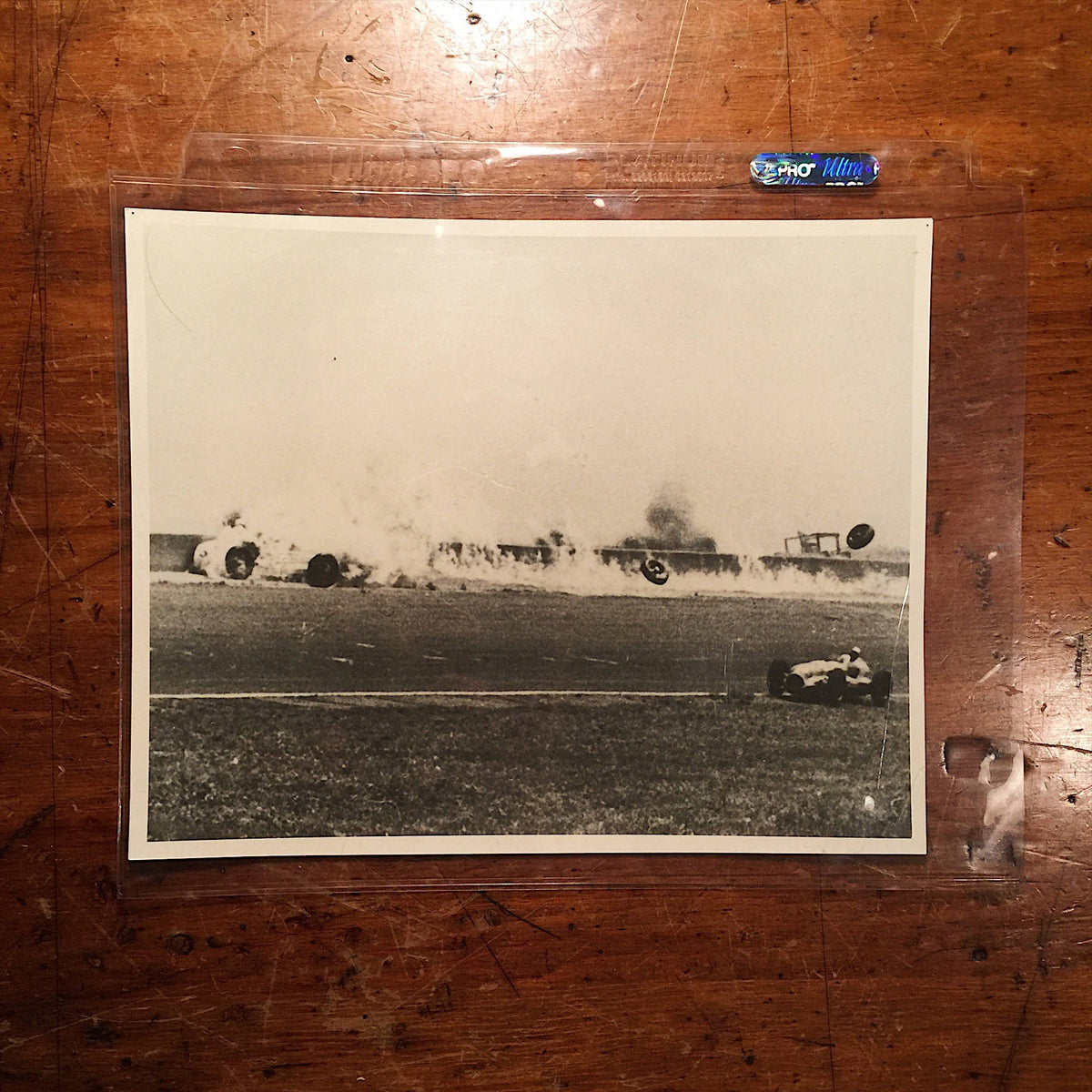 Indy 500 Crash Photograph with Duke Nalon from 1949 – Mad Van Antiques